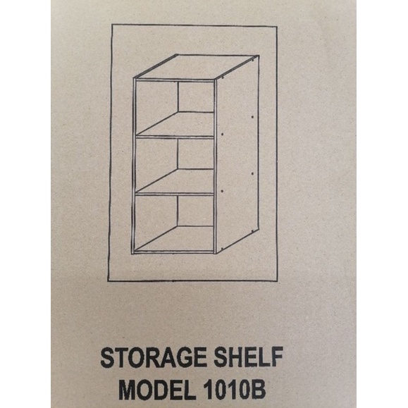 HeveaPac Storage 3 Level Shelf, Rack Simpanan 3 Tingkat, Model 1010B ...