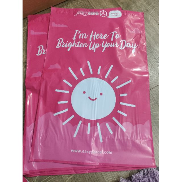 10pcs Easyparcel Flyers (I'm Here To Brighten up Your Day) | Shopee ...
