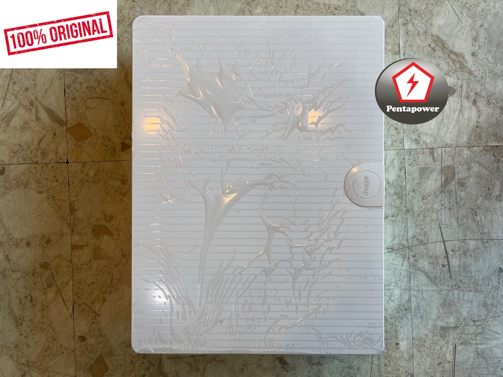 HAGER VS212PM GOLF 2ROW 24MOD INSULATED PVC ENCLOSURE OPAQUE DOOR ...