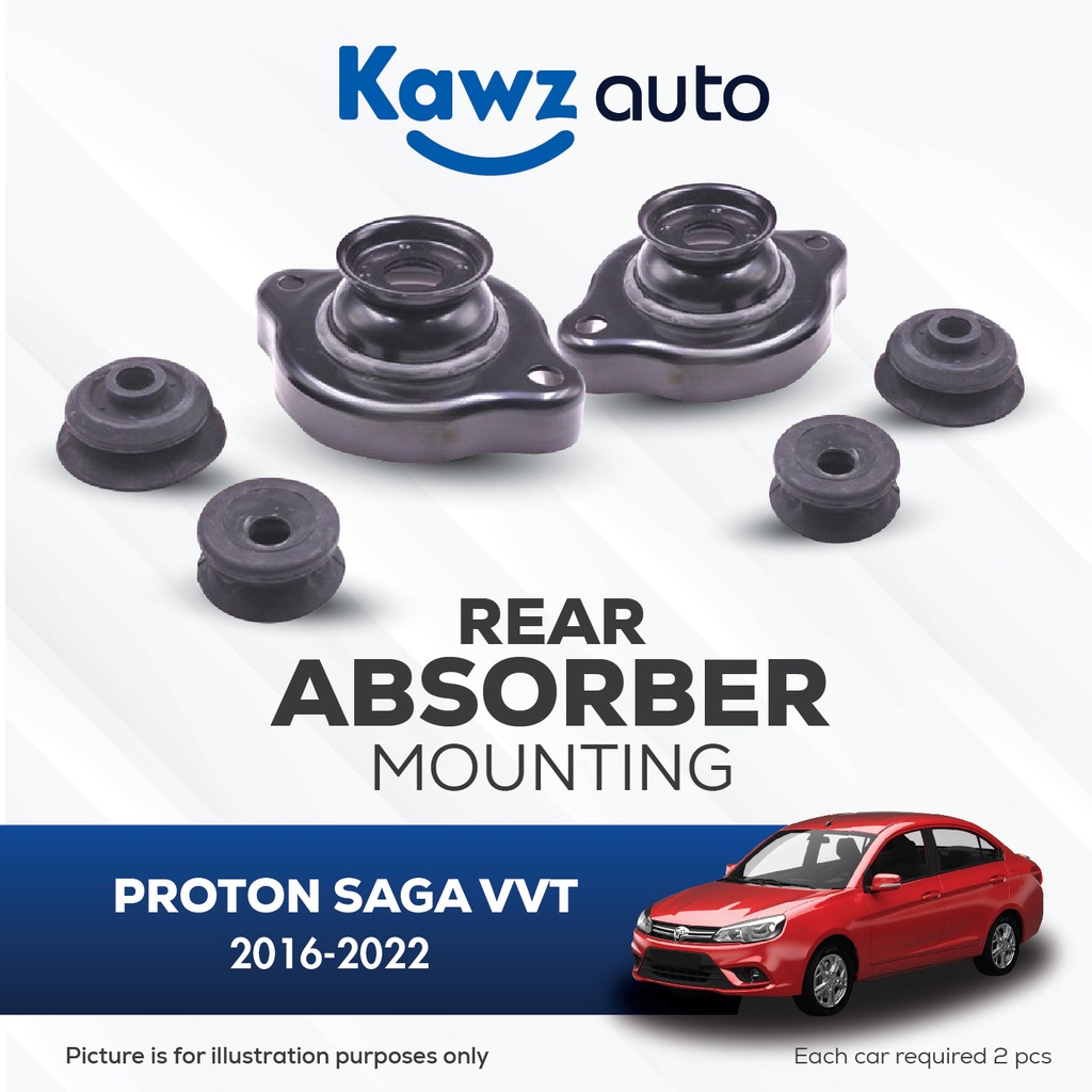 KAWZ PROTON SAGA VVT (2016-2022) REAR ABSORBER MOUNTING - [PAIR ...