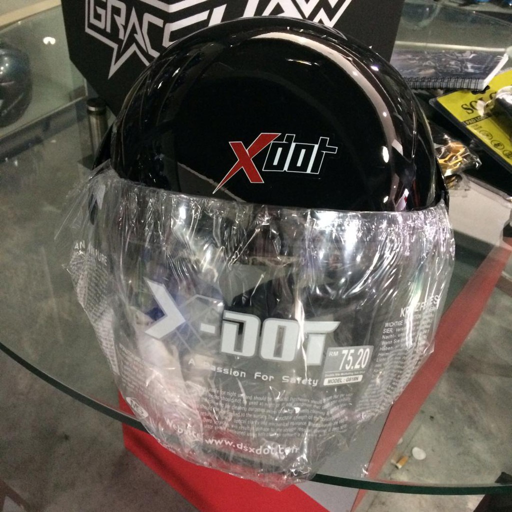 Motor Helmet X-DOT G618 ( with visor ) | Shopee Malaysia