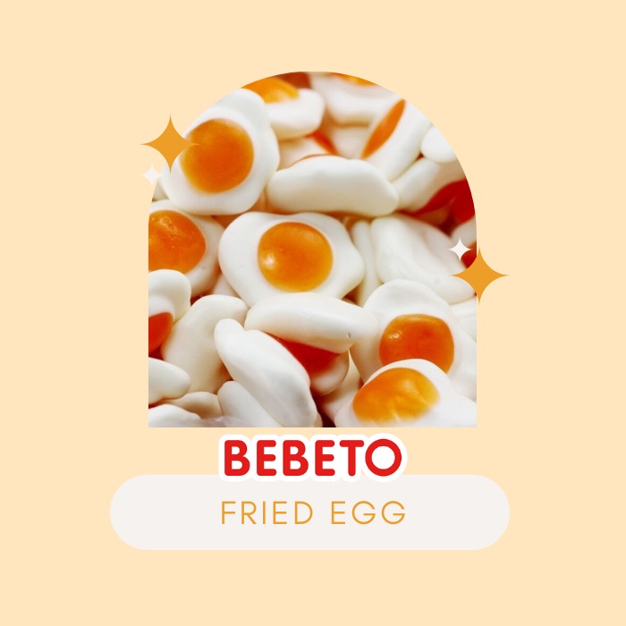 Bebeto Fried Egg 100g Repack Gummy Candy (HALAL) | Shopee Malaysia