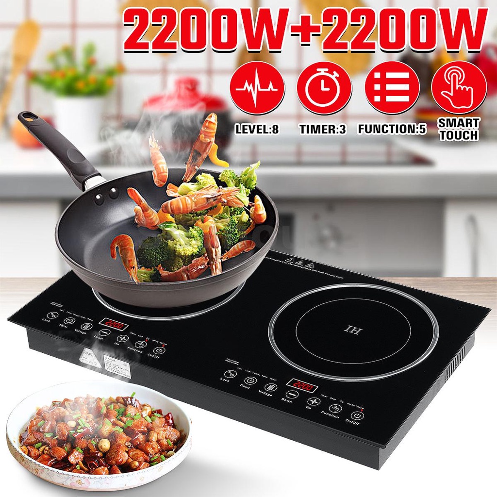 Portable Electric Cooktop Induction Touch Screen Ceramic Cook Top ...