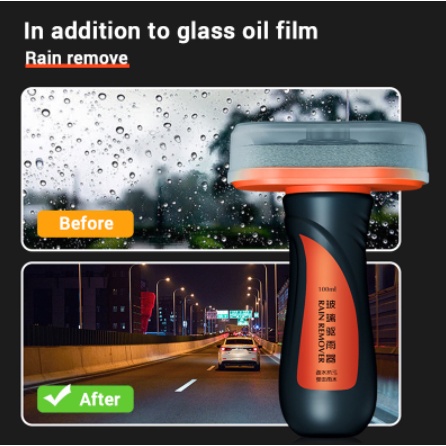 100ML Car Window Rain Repellent WaterMark OilFilm Anti Fogging/Paint ...