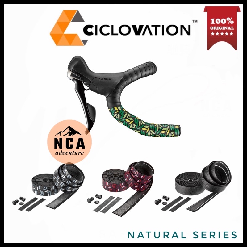 CICLOVATION NATURAL SERIES - BAR TAPE | Premium Leather Touch | Road ...