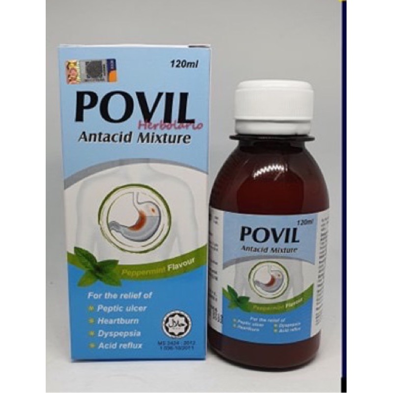Povil Antacid Mixture 100ml | Shopee Malaysia
