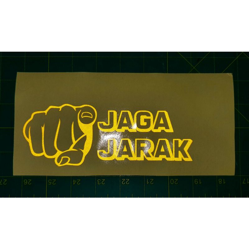 STICKER JAGA JARAK,STICKER LORI,STICKER KERETA,STICKER VIRAL | Shopee ...