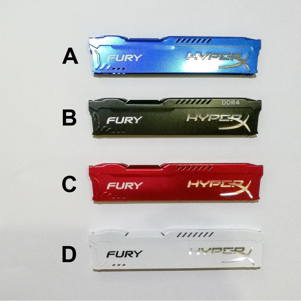 [READY STOCK] RAM Heatsink Memory Cooler - HyperX Fury | Shopee Malaysia