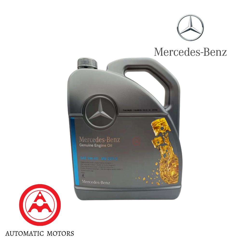 Original Mercedes Benz Engine Oil 5W40 5W/40 Fully Synthetic 5 LITRE ...
