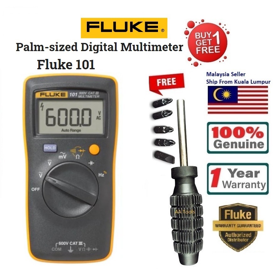 Fluke 101 Digital Multimeter (NEW & ORI FLUKE) | Shopee Malaysia