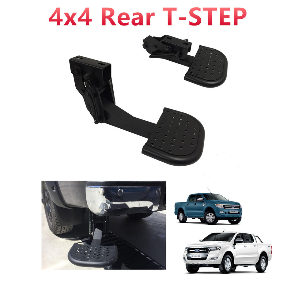 4x4 Rear Foot T-Step - FORD RANGER T6 T7 T8 2015 XL XLT WILDTRAK 2021 2 ...