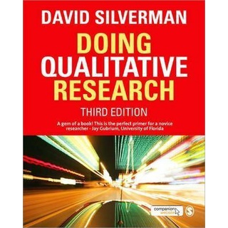 Doing Qualitative Research 3th Edition David Silverman 9781848600348 ...