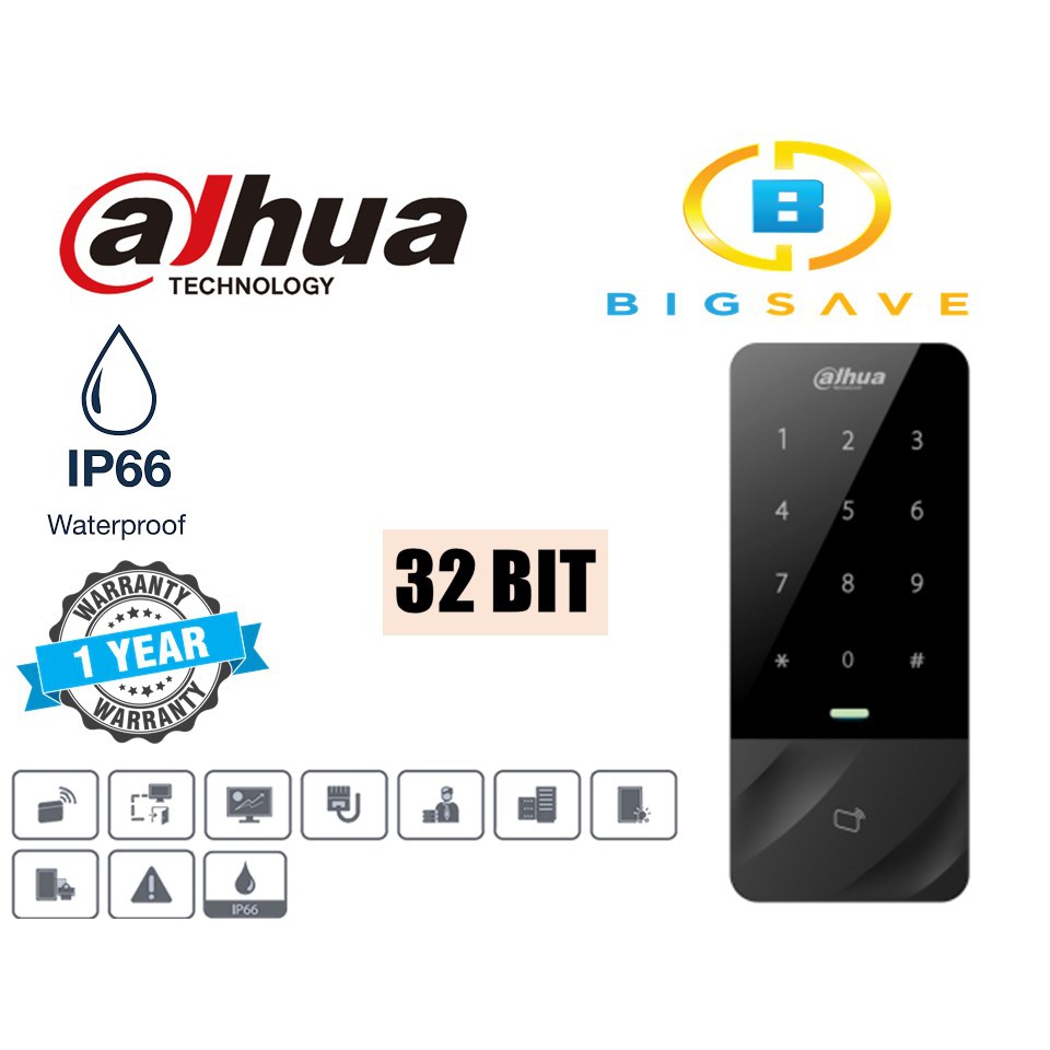 DAHUA ASI1201E / ASI1201E-D RFID STANDALONE ACCESS CONTROLLER | Shopee ...