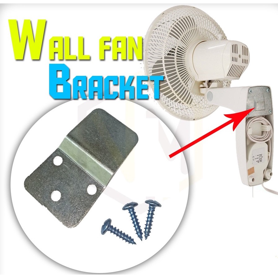 Set Screw Wall Fan Mount Bracket Replacement Breket Skru Braket Besi ...