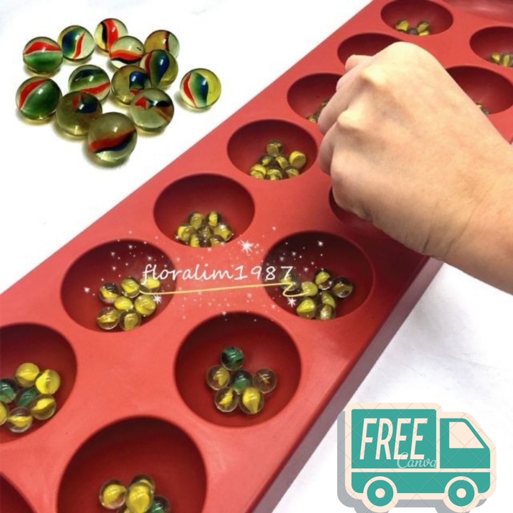 Congkak traditional + percuma guli kaca | BeeCost