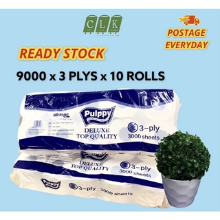 Pulppy Bathrooms Tissue ( 9000 x 3plys x 10 rolls ) | Shopee Malaysia