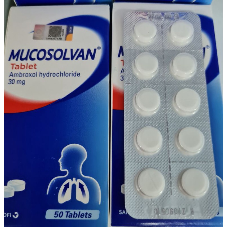 Mucosolvan Tablet Cough Relief Legakan Batuk Berkahak 10biji | Shopee ...