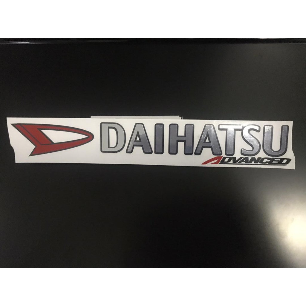 Sticker Daihatsu & Perodua Aruz Sticker Cut out 2 Layer (1pcs) | Shopee ...