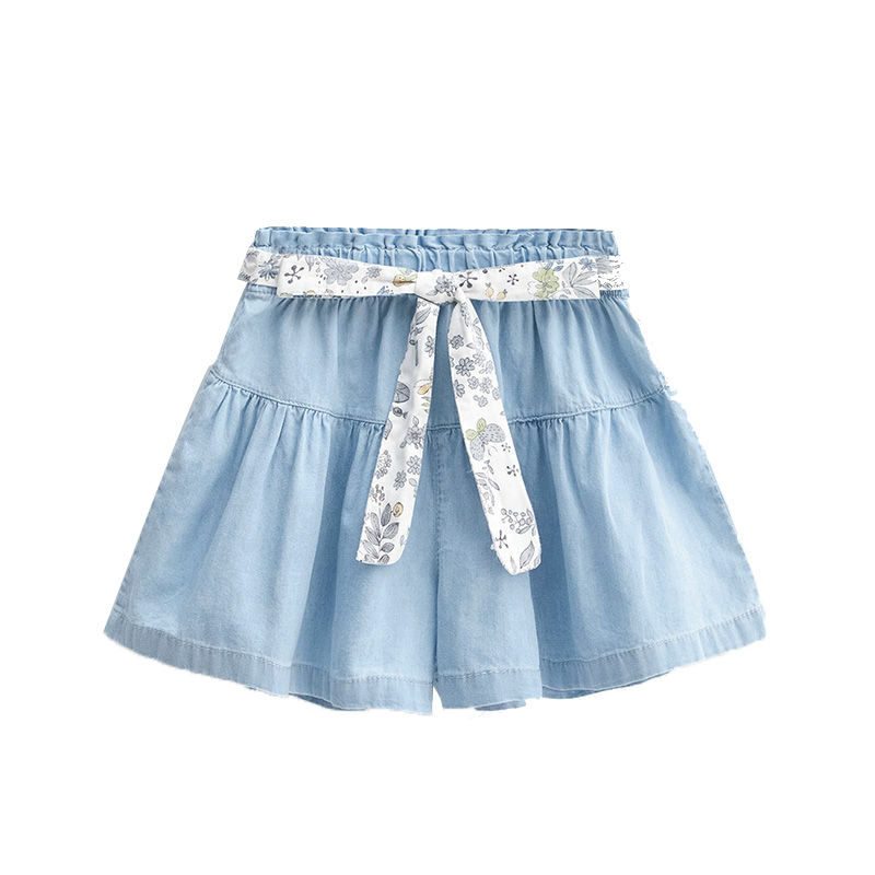 Girls Summer Denim Short Skirt All-match A-line Kids Fashion Skirt ...