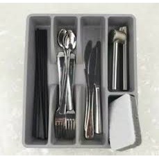 Ikea Spoon organizer sudu Cutlery tray, grey, 31x26 cm | Shopee Malaysia