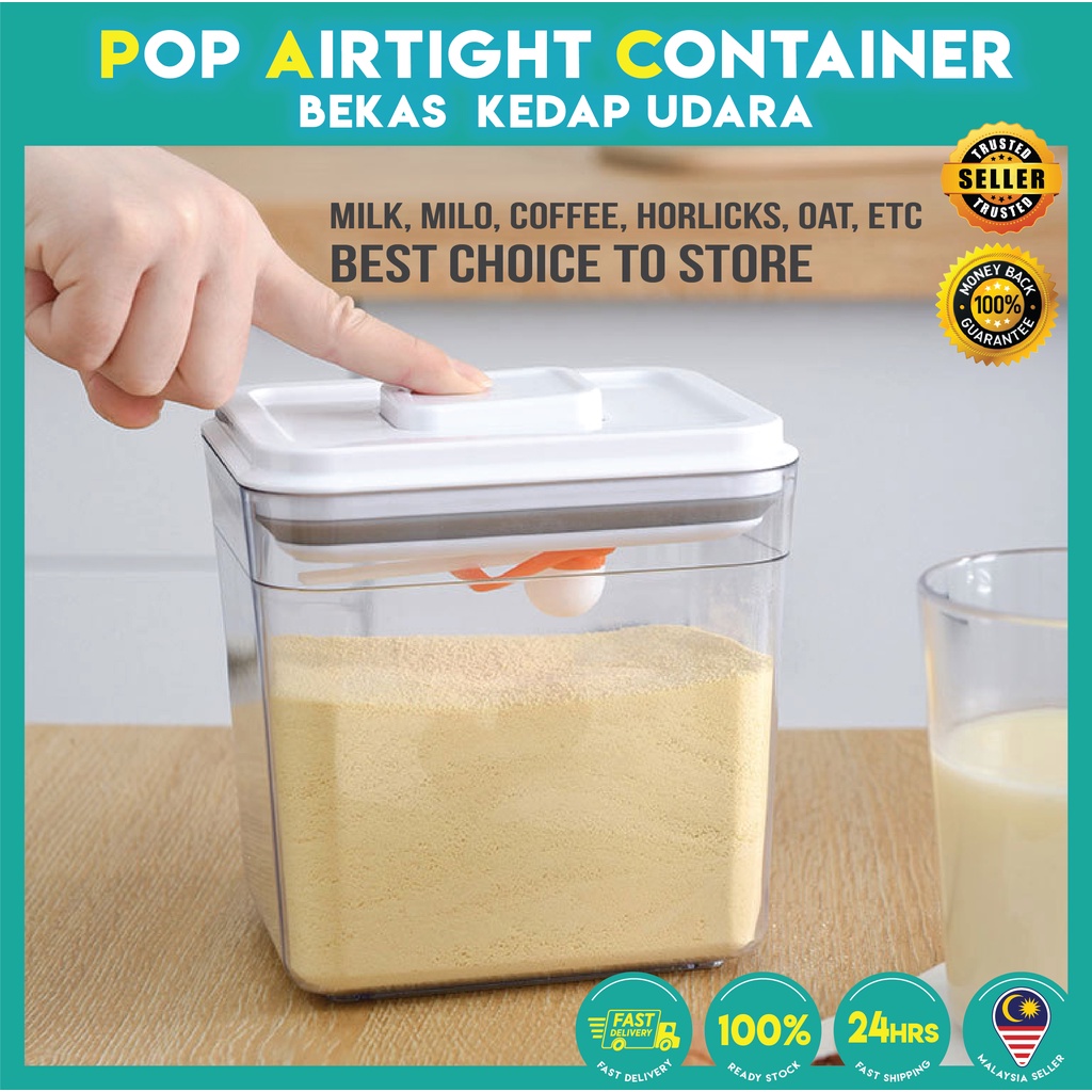 Baby Milk Powder AirTight Storage Container with Scraper Susu Bayi ...
