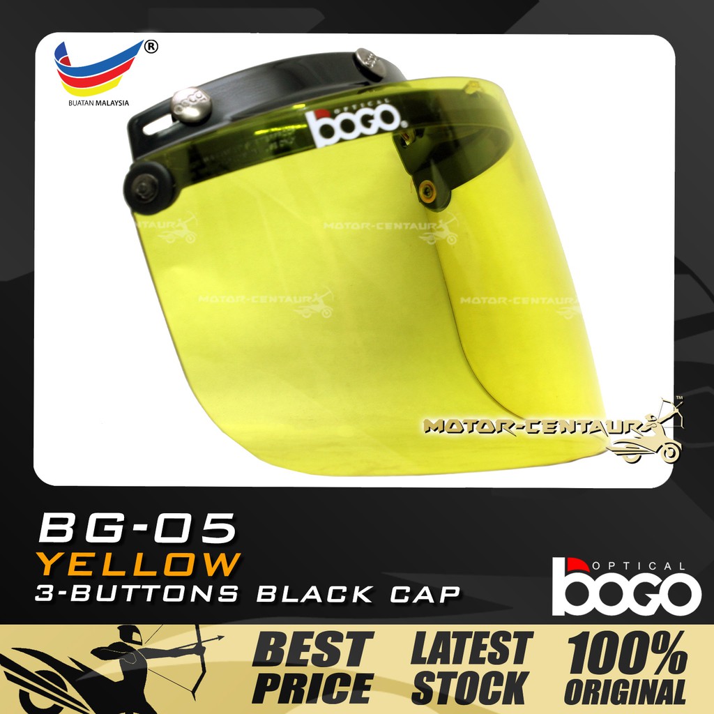 BOGO VISOR BG-05 YELLOW FOR MS88, MHR, SGV | Shopee Malaysia