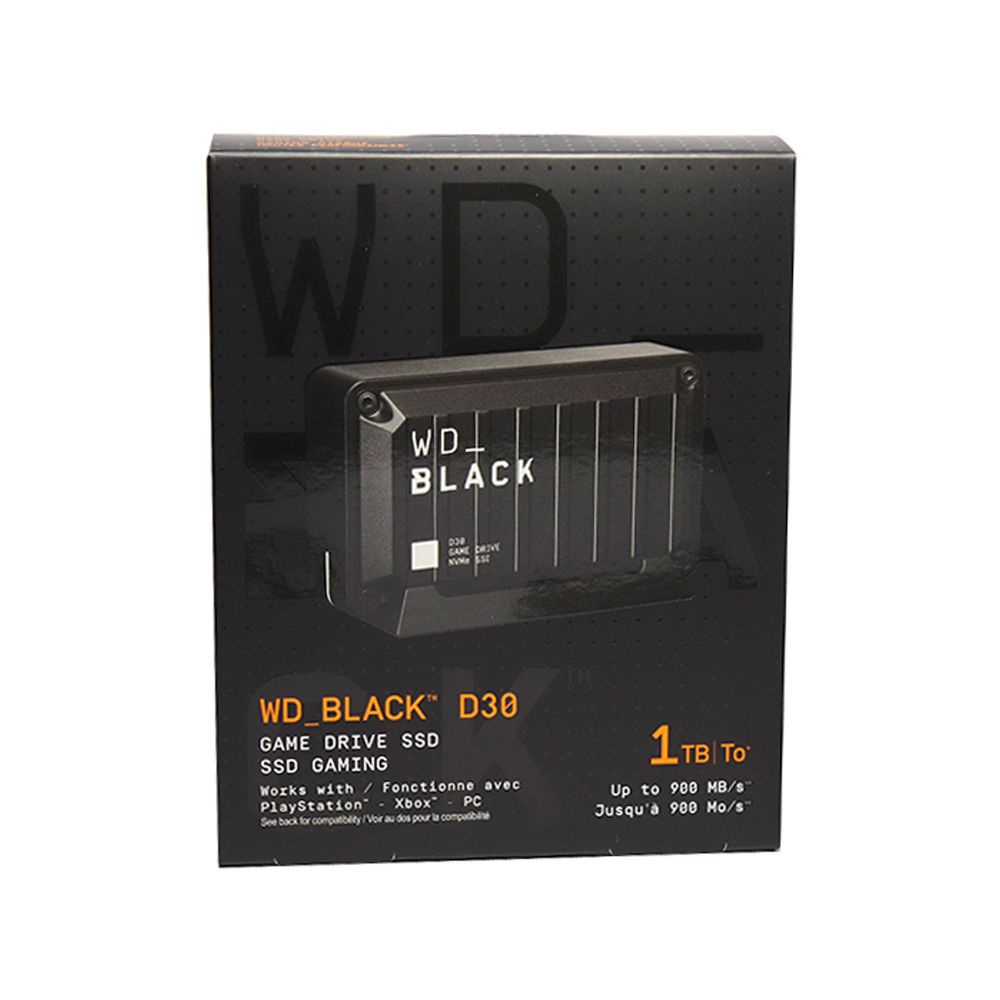 Western Digital 1TB WD_BLACK D30 Game Drive USB-C External SSD for PS ...