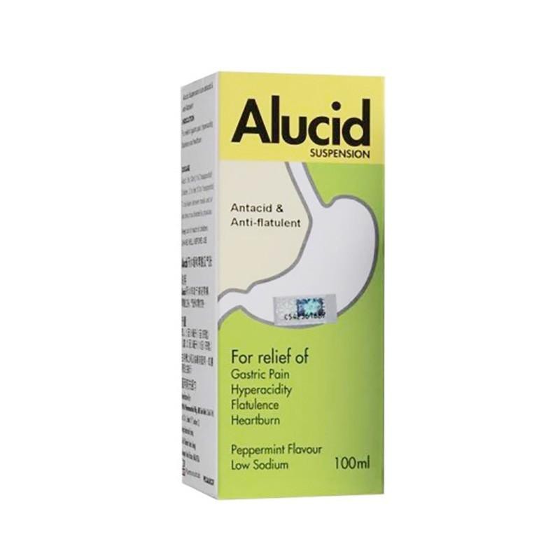 Alucid Suspension Antacid & Anti-flatulent 100ml | Shopee Malaysia