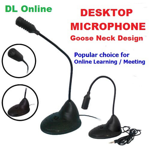 DL S1 GOOSE NECK MIC Standing Goose Neck Microphone On The Table for ...