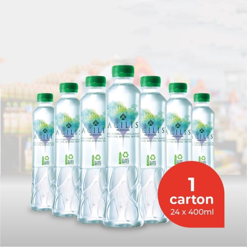 [TKM] Acilis by Spritzer Natural Mineral Water (24 x 400ml) 1 Carton | Shopee Malaysia