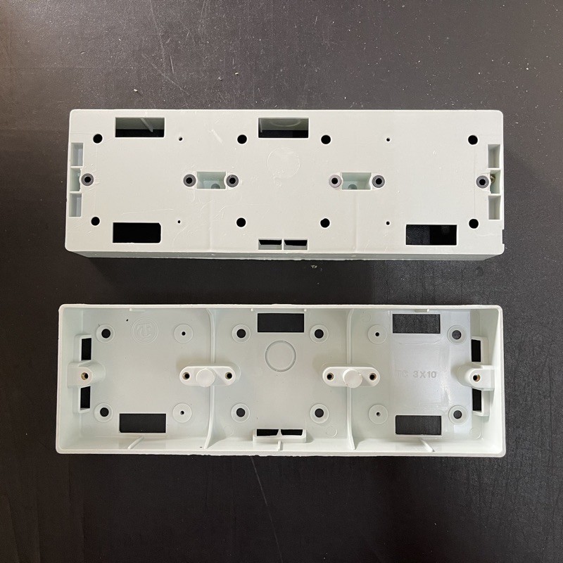 3x10 3x12 switch white box wall switch bottom socket PVC junction box ...