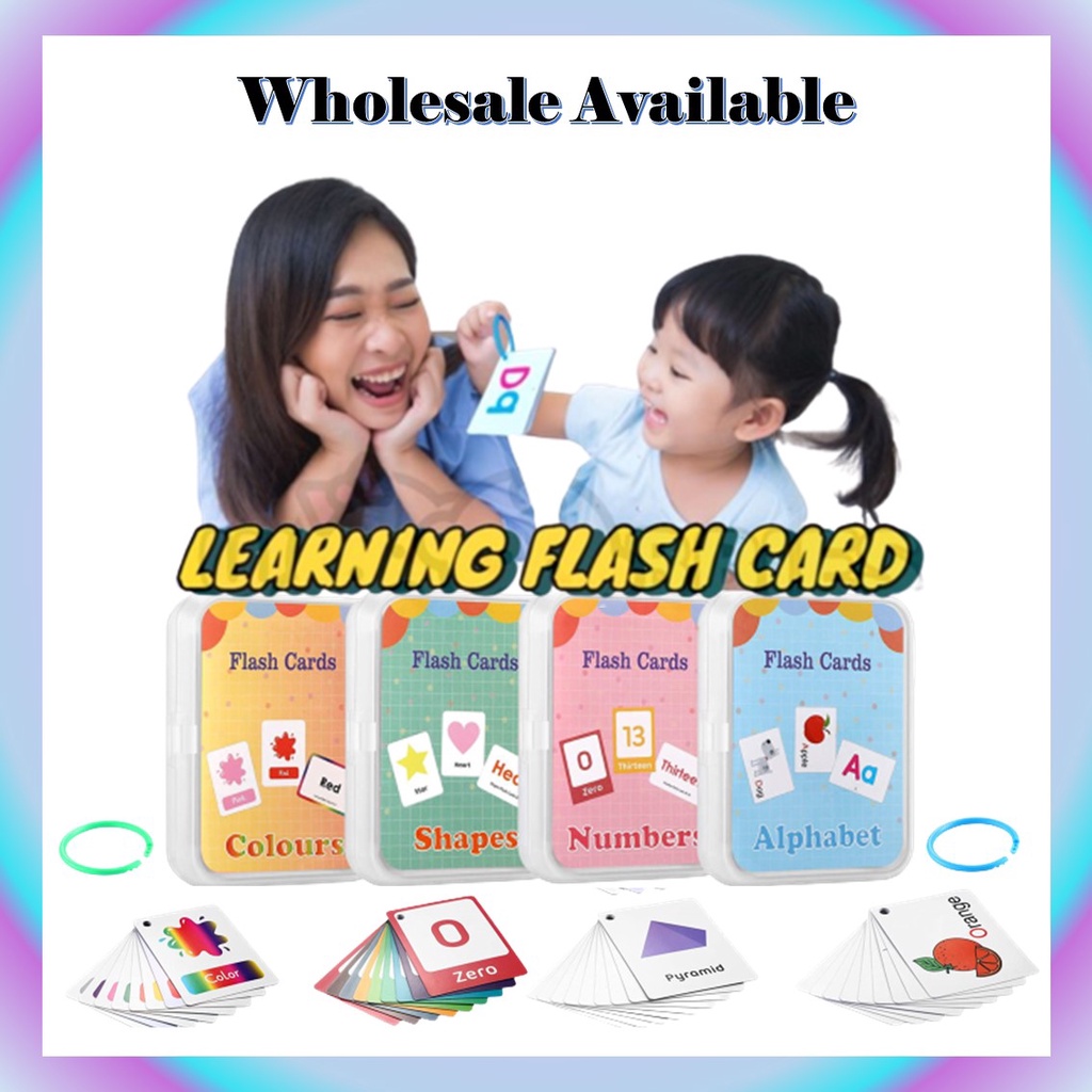CEO Early Learning Flash Card Kad Animal Shape Colour Body Number ...