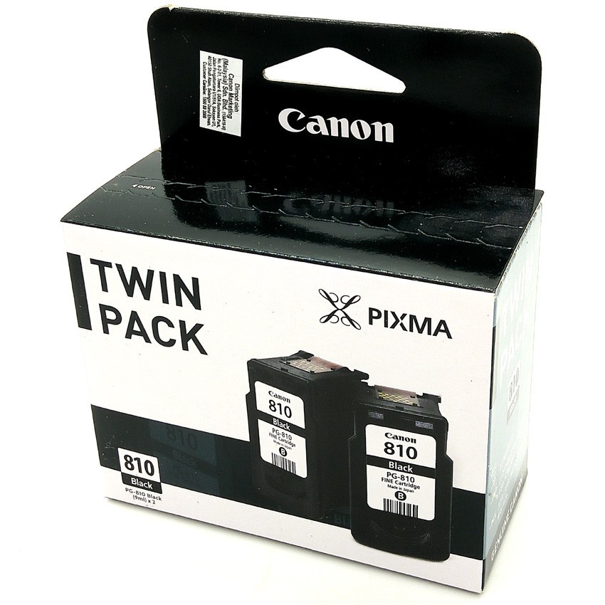 CANON PG-810 Black Twin Pack Genuine Ink Cartridge | Shopee Malaysia