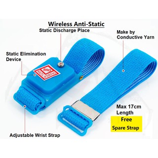 Anti-static Wrist Strap Adjustable up to Size XL use to anti-static ...