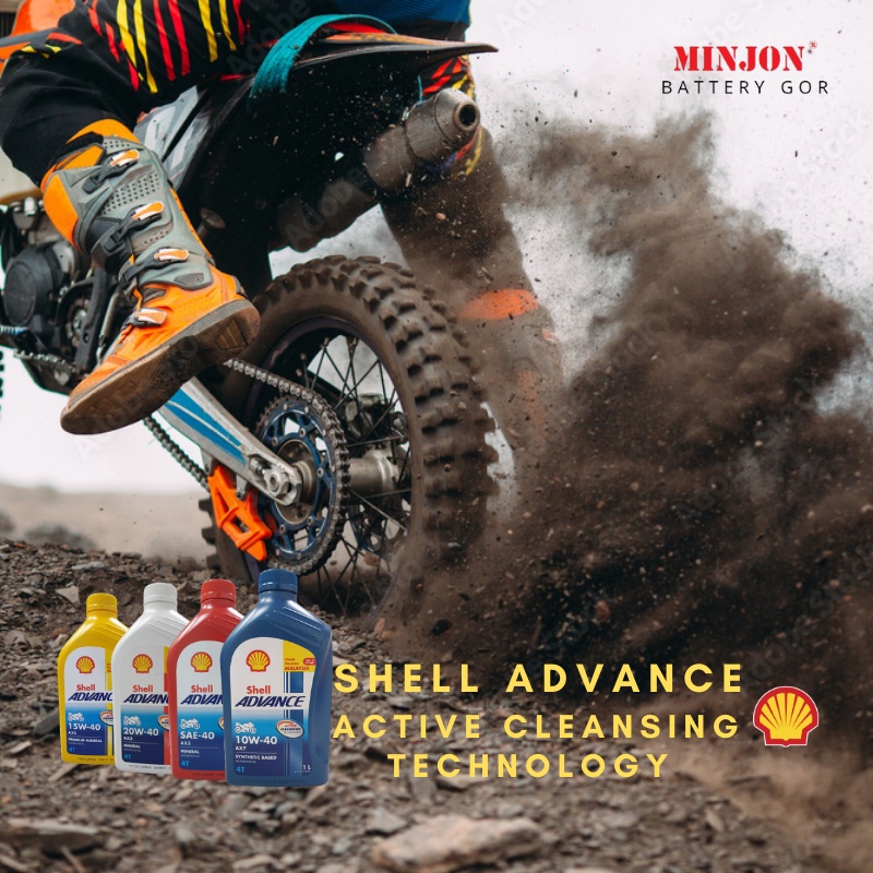 Shell Advance 4T AX3 SAE-40 Mineral Motorcycle Oil (1L) | Shopee Malaysia