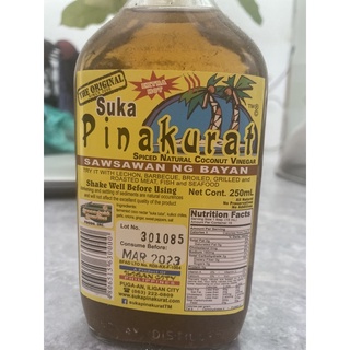 Suka Pinakurat Extra Hot- Spiced Natural Coconut Vinegar 250ml | Shopee ...