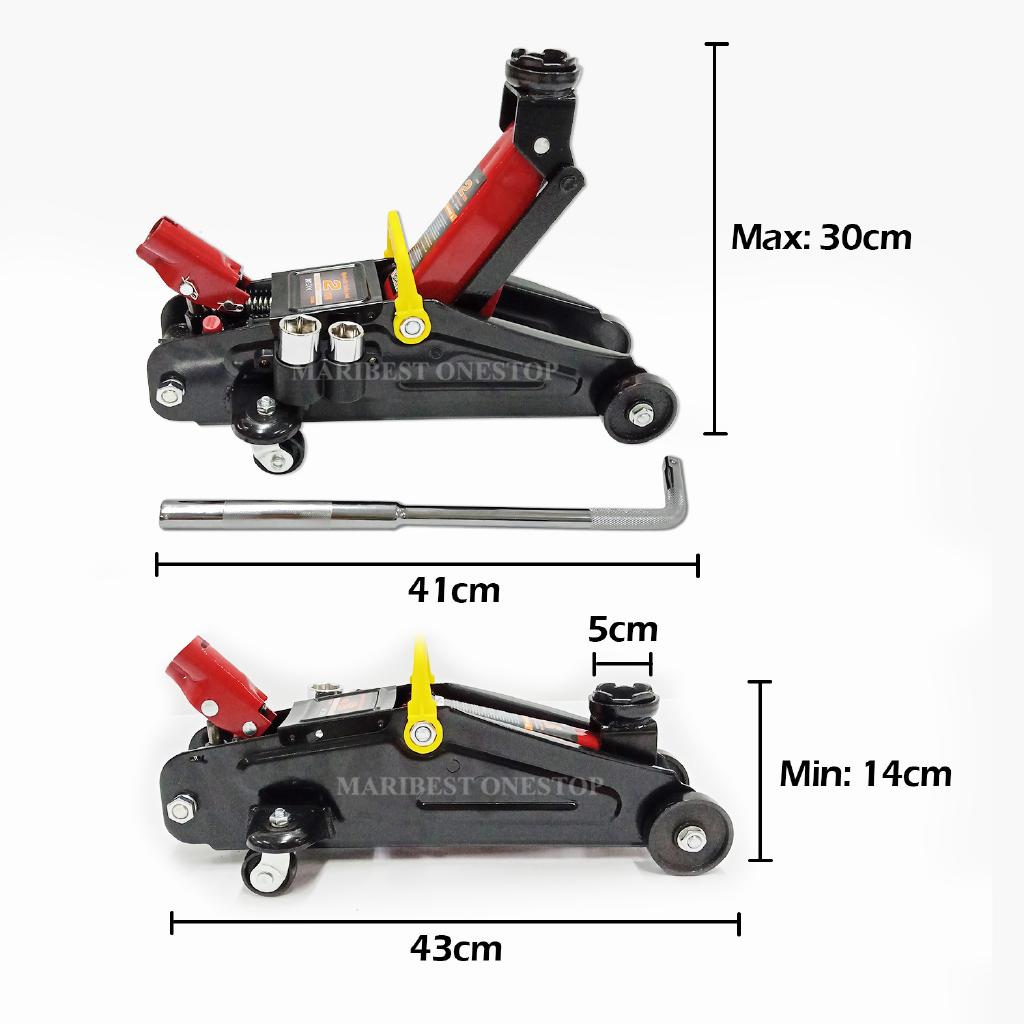 Hidrolik Jet Kereta/HEAVY DUTY 2 TON FLOOR JACK HYDRAULIC FLOOR JACK ...