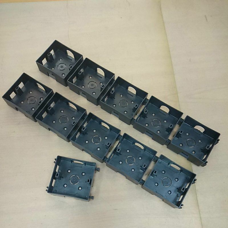 conceal box 3X3 -joint/3X3 pvc black base box/ single conceal base box ...