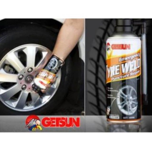 Tayar kereta﹢spray gun﹢ Alat Kecemasan Tampal Tayar Kereta Bocor Pancit ...