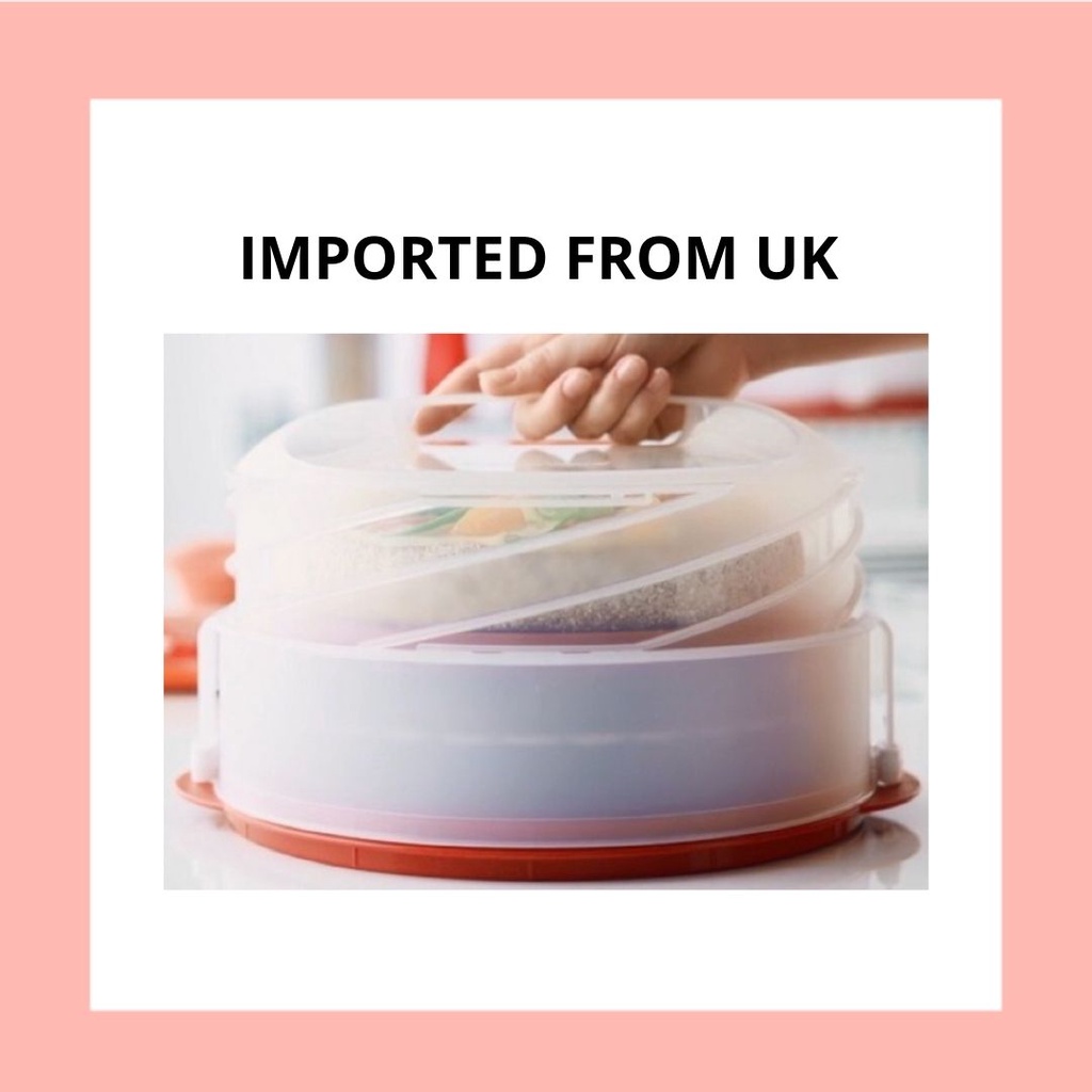 TUPPERWARE IMPORTED FROM UK COLLAPSIBLE CAKE TAKER/PEMBAWA KEK | Shopee ...