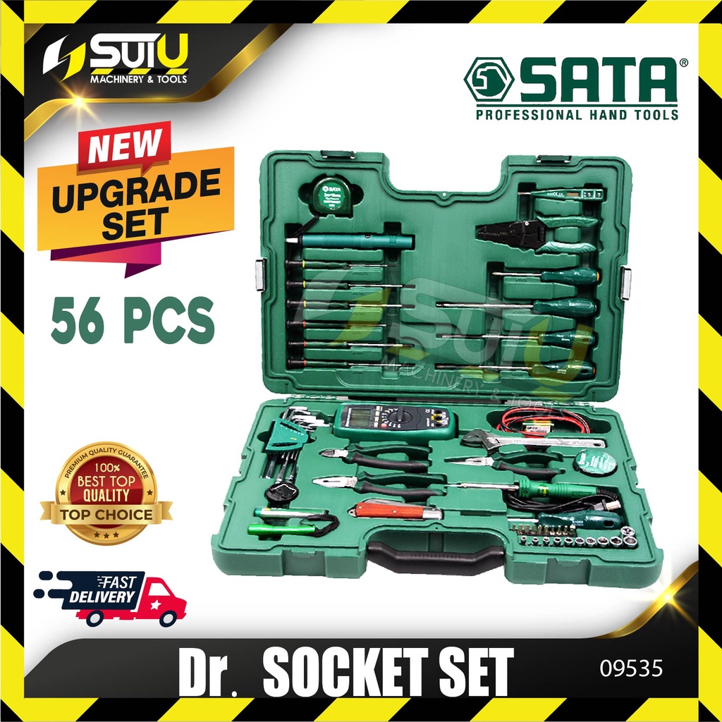SATA 09535 56pcs Dr. Socket Set | Shopee Malaysia