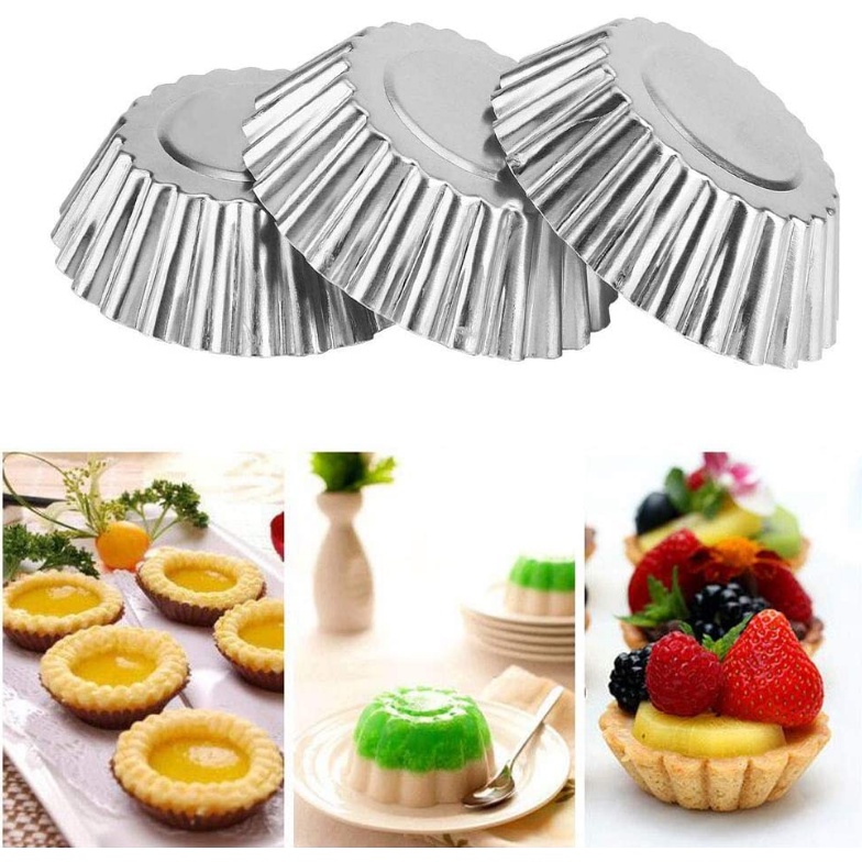 1pc Thick Aluminium Alloy Shell Mould Cheese Acuan Tart Telur ...