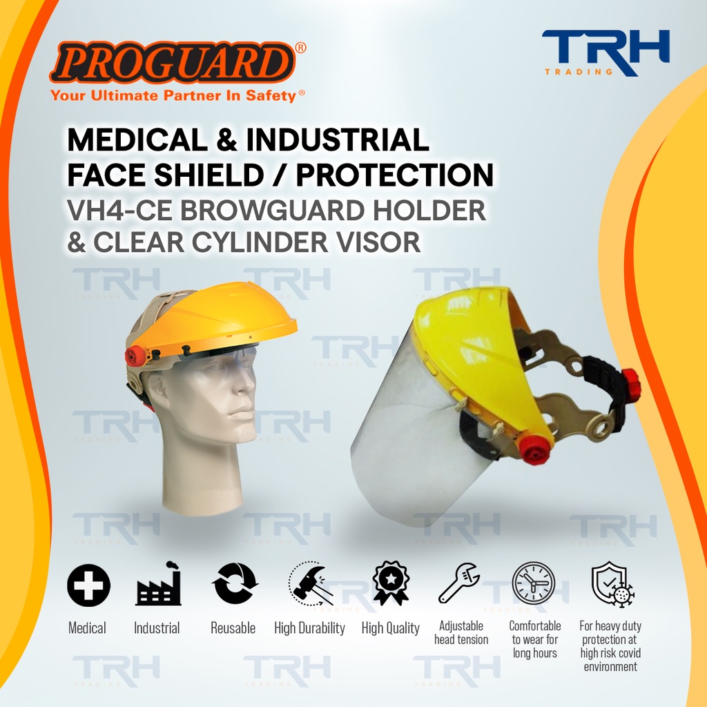 Proguard High-Quality Medical/Industrial Face Shield/Face Protection ...