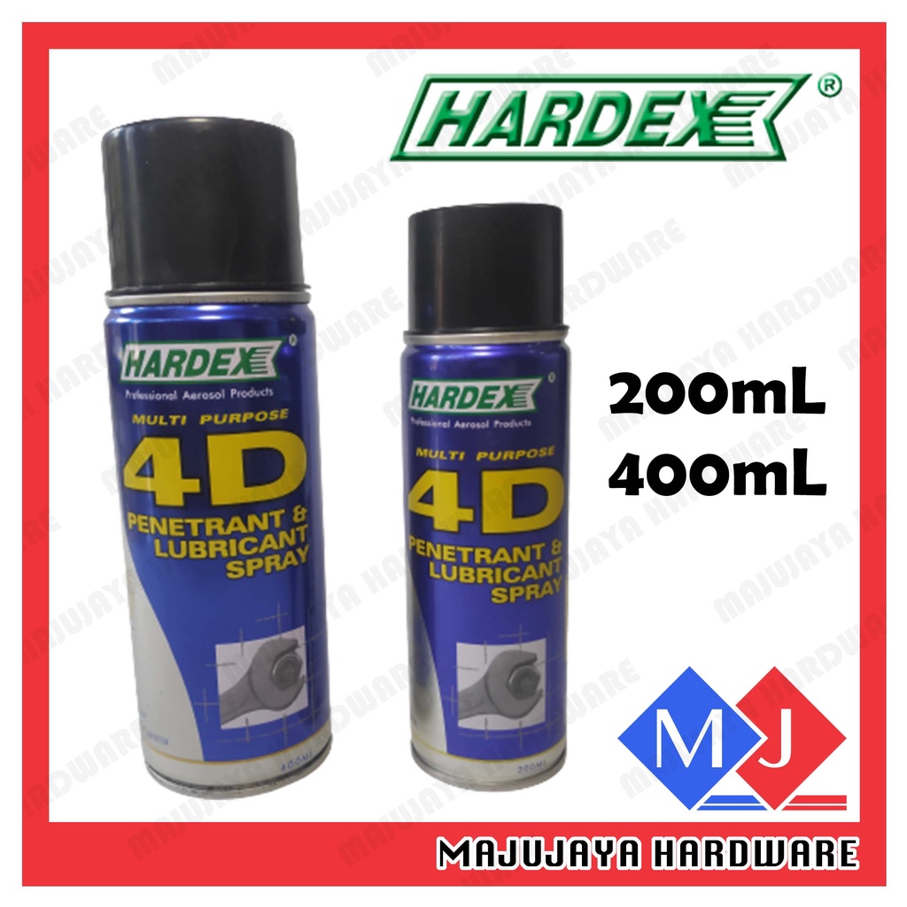 HARDEX HD440 HD420 4D Multipurpose Penetrant 7 Lubricant Spray Anti ...