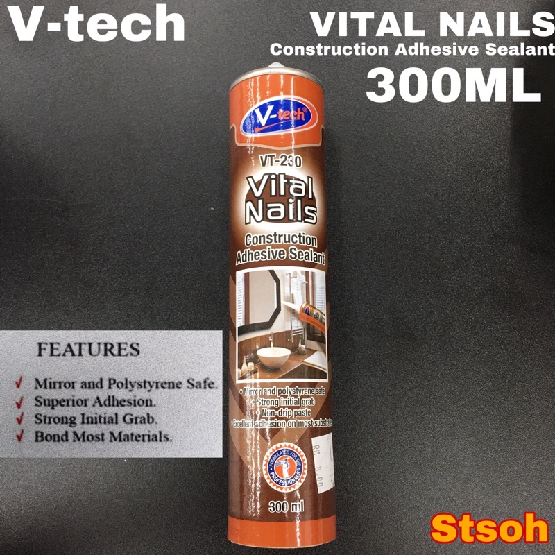 VT-230 Vital Nail Construction Adhesive Sealent Wood Glue for Gam ...