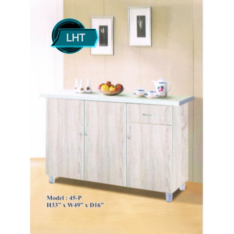 LHT Kitchen Bottom Cabinet 4ft Lenght x 2.9ft Height x 1.4ft Depth (16") | Shopee Malaysia