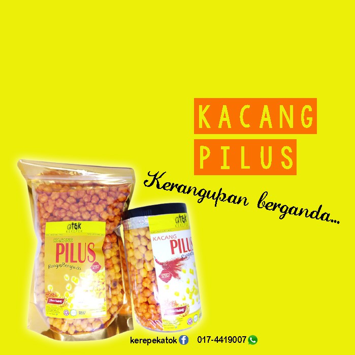 kacang pilus rangup dan sedap (2 RASA DALAM SATU PEK) | Shopee Malaysia