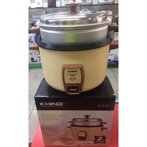 KHIND Rice Cooker 1.0L ( RC910T) | Shopee Malaysia