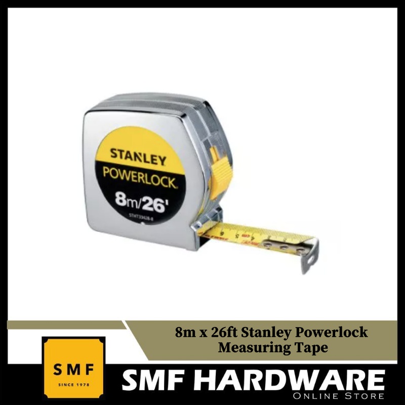 8m Stanley Powerlock Measuring Tape | Shopee Malaysia