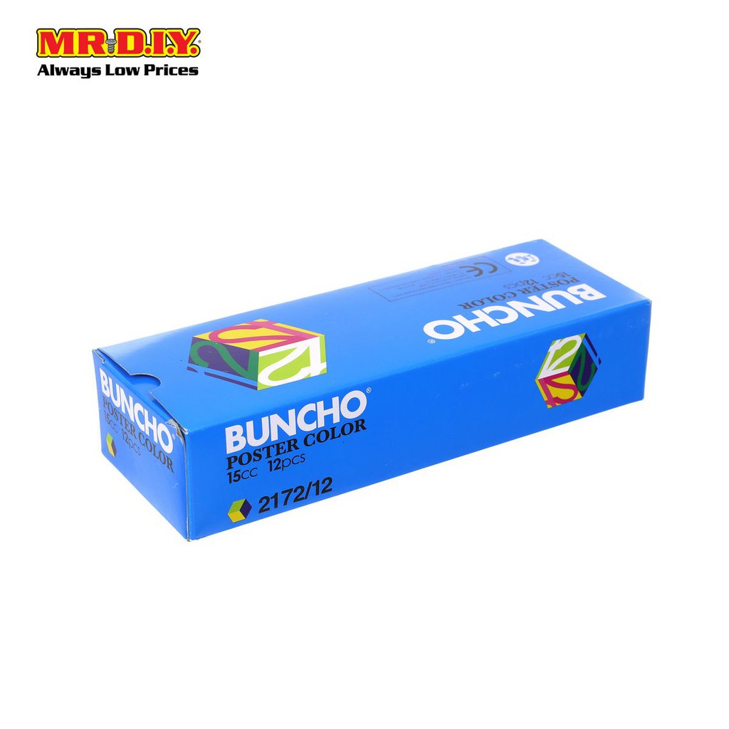 BUNCHO Poster Color 15cc (12 pcs) | Shopee Malaysia